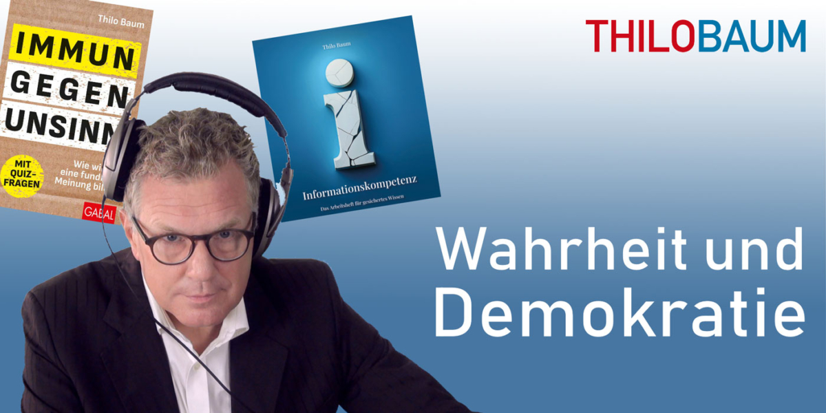 280 Klartext-Podcast: Wahrheit und Demokratie | Thilo Baum